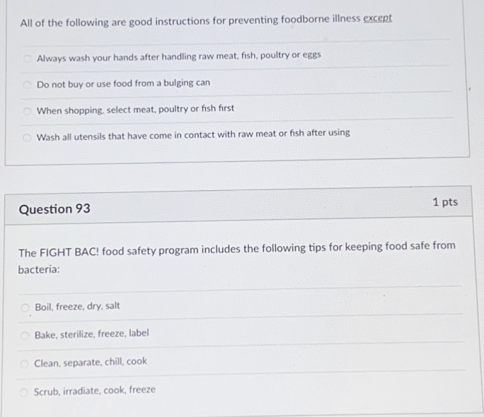 Solved All of the following are good instructions for | Chegg.com