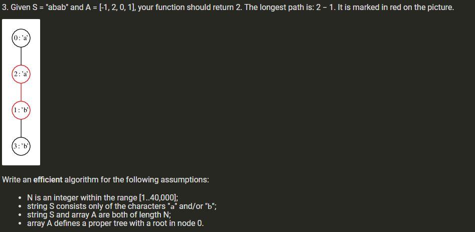 Solved You are given a tree consisting of N nodes, numbered | Chegg.com