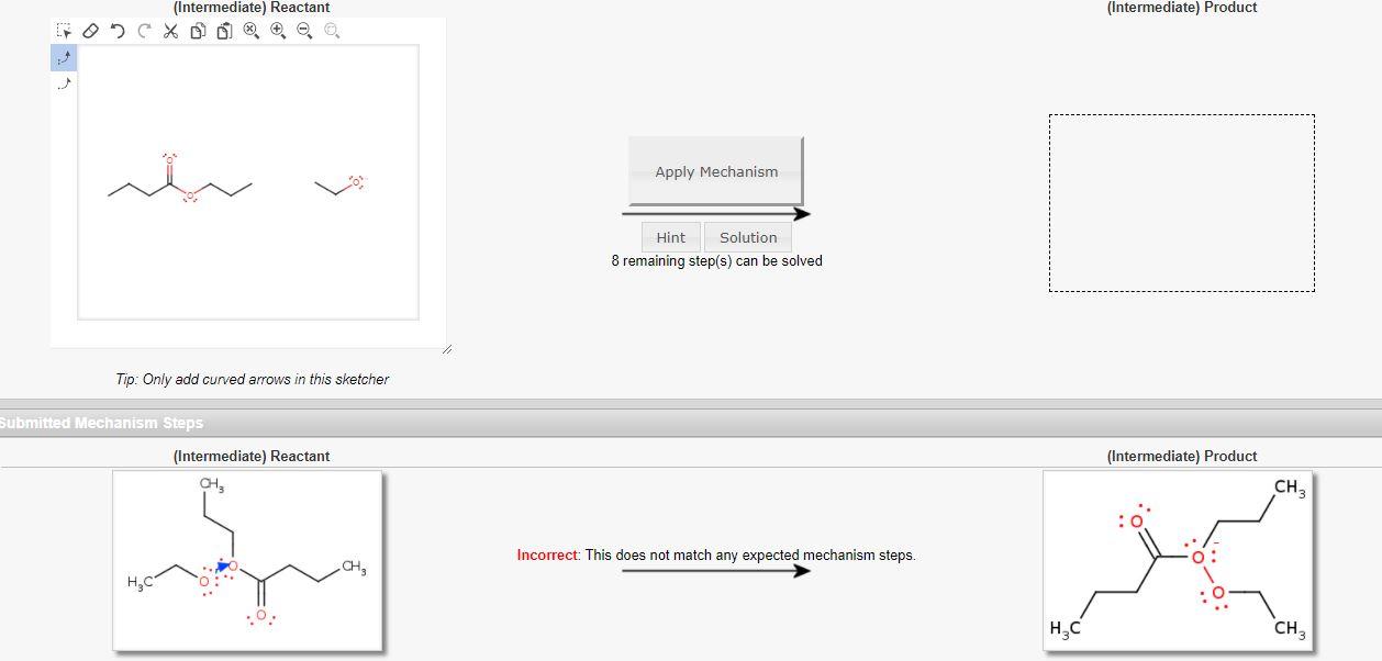 Solved (Intermediate) Product (Intermediate) Reactant OXO جا | Chegg.com