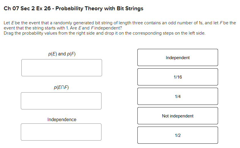 Solved Ch 07 Sec 2 Ex 26 - Probability Theory with Bit | Chegg.com