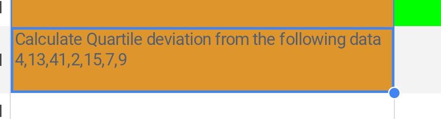 Solved Calculate Quartile deviation from the following data | Chegg.com