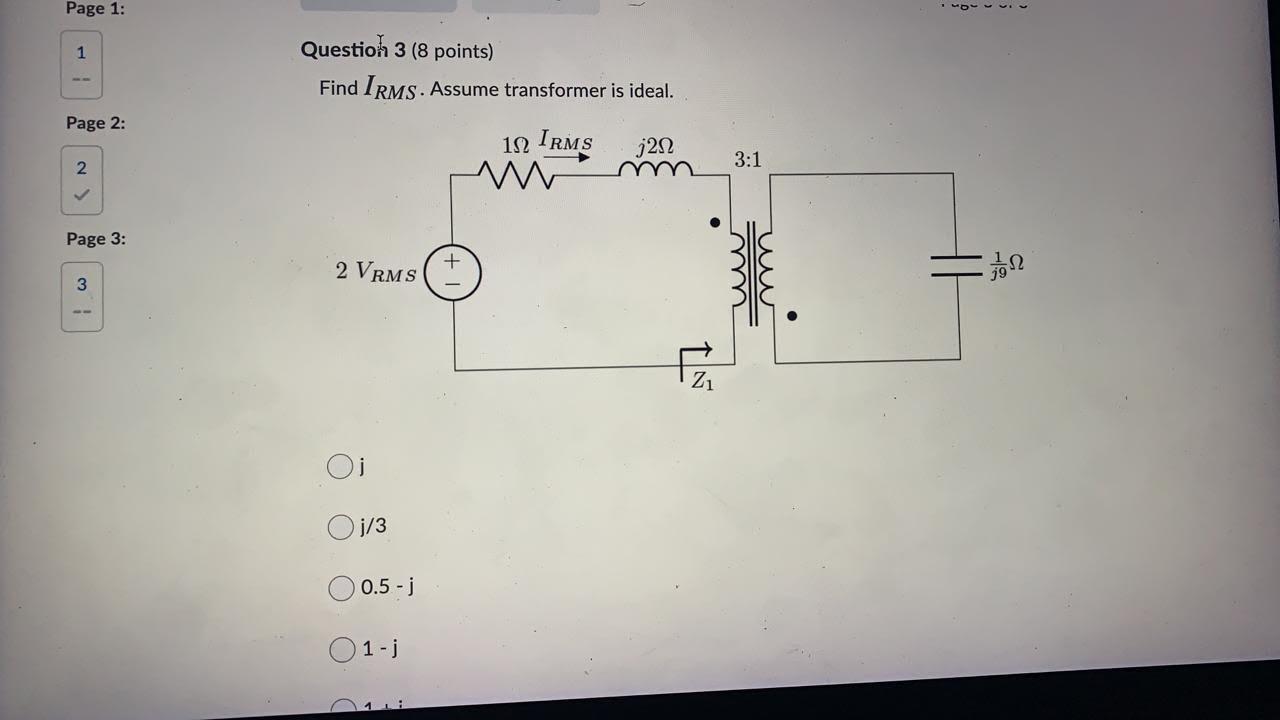 Solved Page 1: 1 Question 3 (8 points) Find IRMs. Assume | Chegg.com