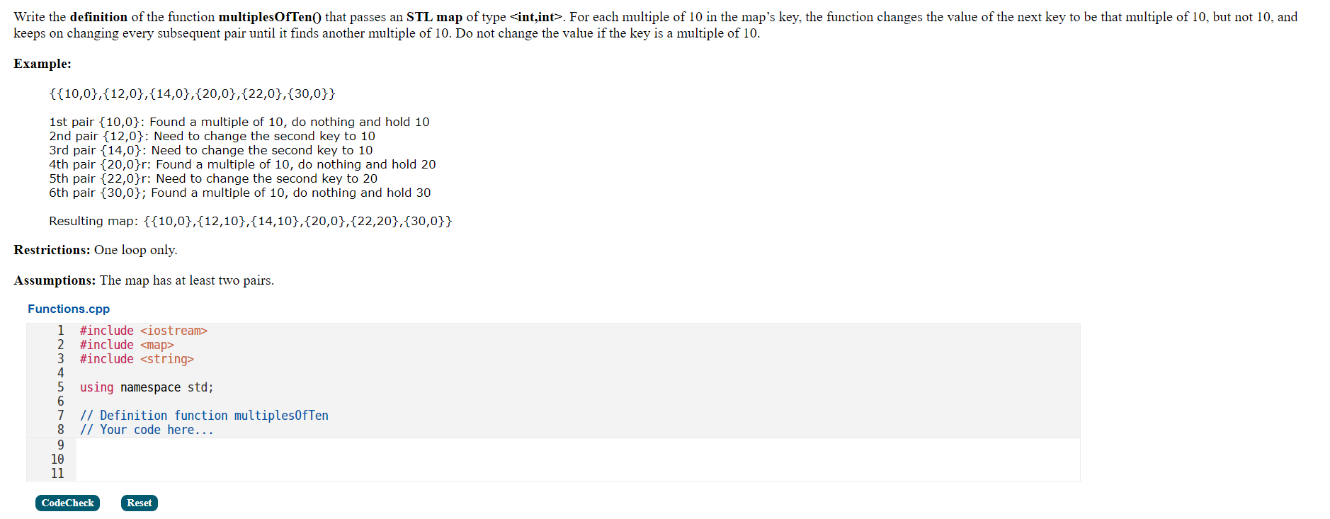 Solved Write the definition of the function multiples | Chegg.com