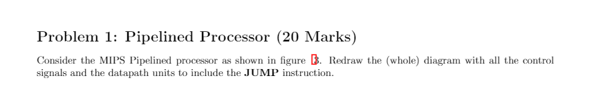 Solved Problem 1: Pipelined Processor (20 Marks) Consider | Chegg.com