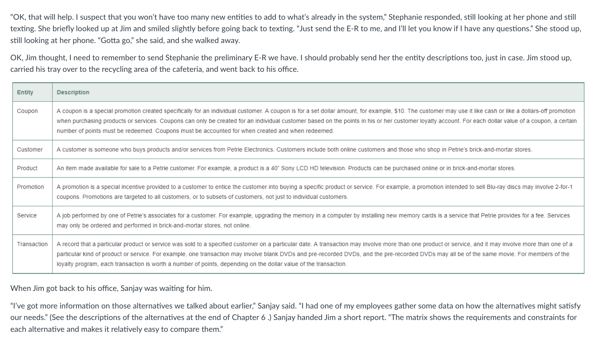 Solved Jim Watanabe, manager of the "No Customer Escapes" | Chegg.com