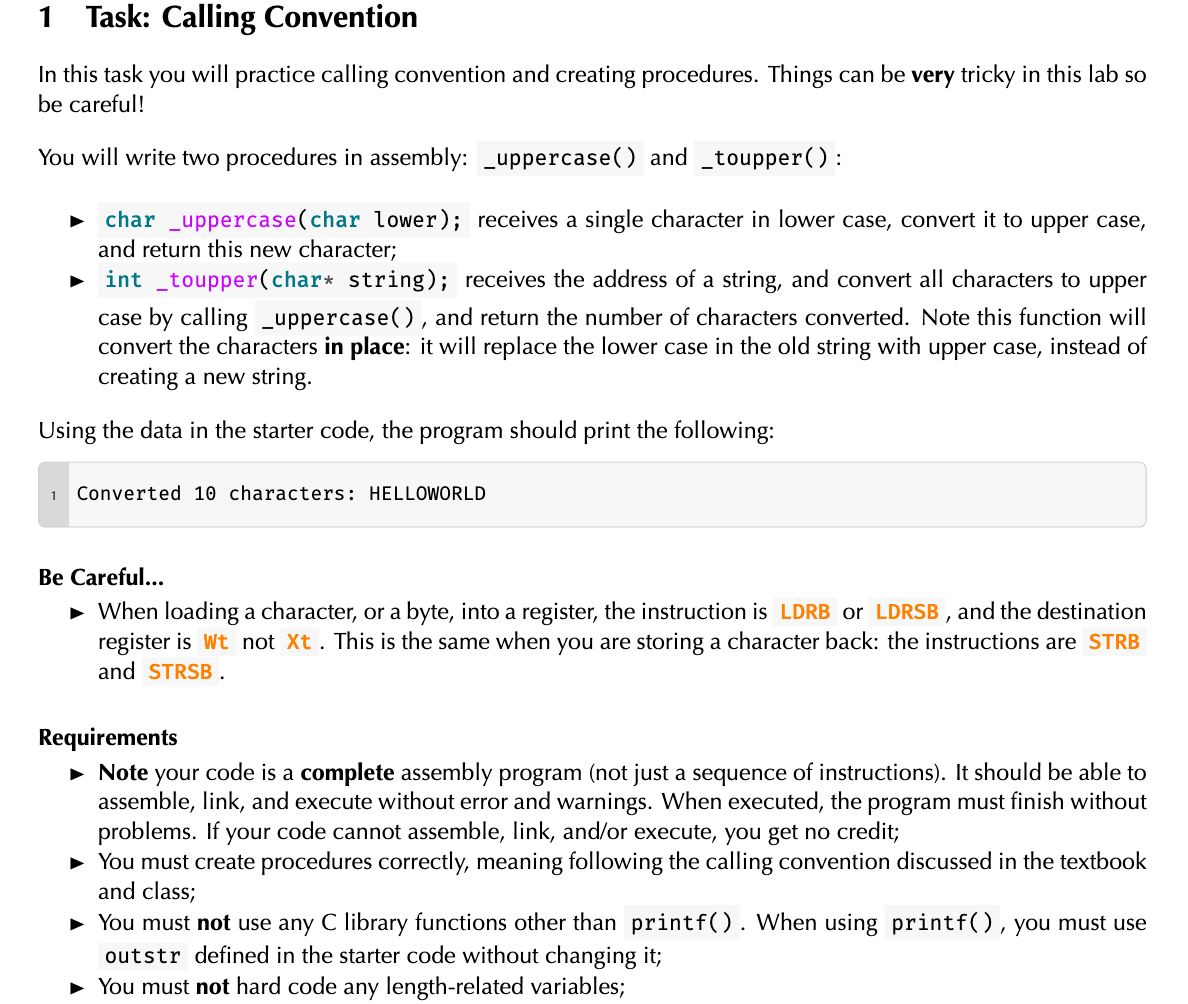Solved The typical calling convention is x0-x7: parameters | Chegg.com