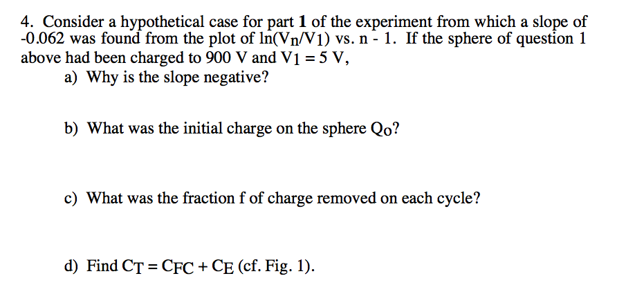 Part 1 was: What is capacitance of an isolated metal | Chegg.com