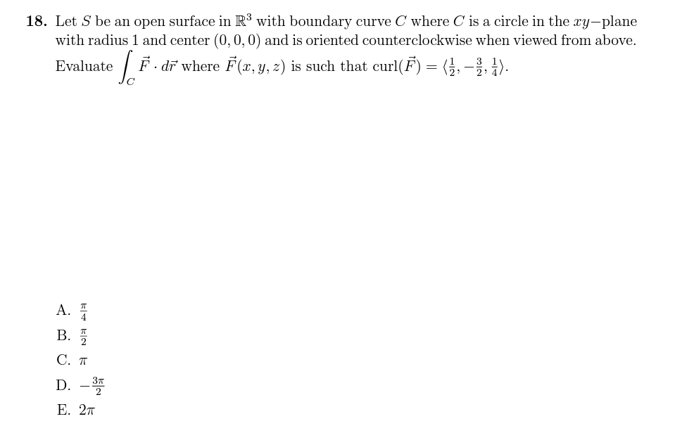 Solved Let S ﻿be an open surface in R3 ﻿with boundary curve | Chegg.com