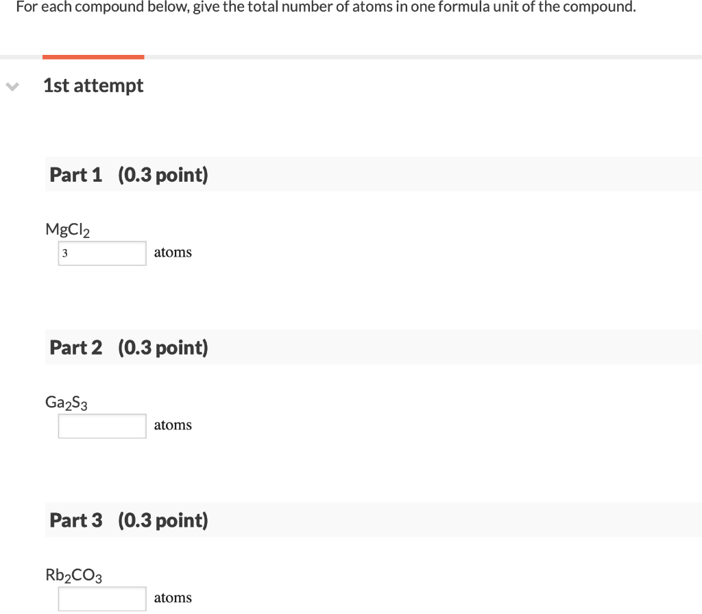 Solved For each compound below, give the total number of | Chegg.com