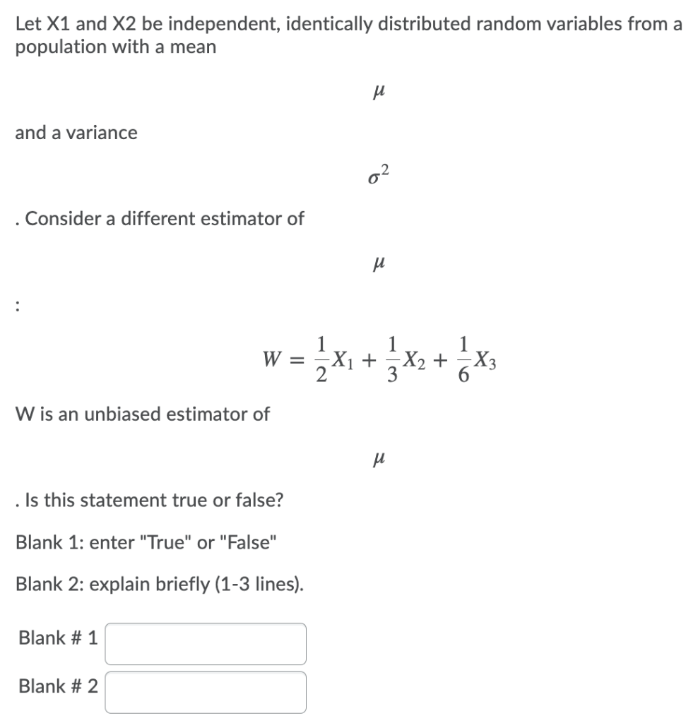 Solved Let X1 and X2 be independent, identically distributed | Chegg.com