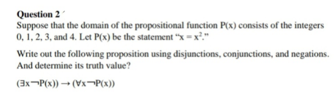 Solved Question 2 Suppose that the domain of the | Chegg.com