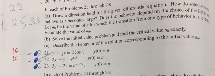 Solved In each of Problems 21 through 23: (a) Draw a | Chegg.com