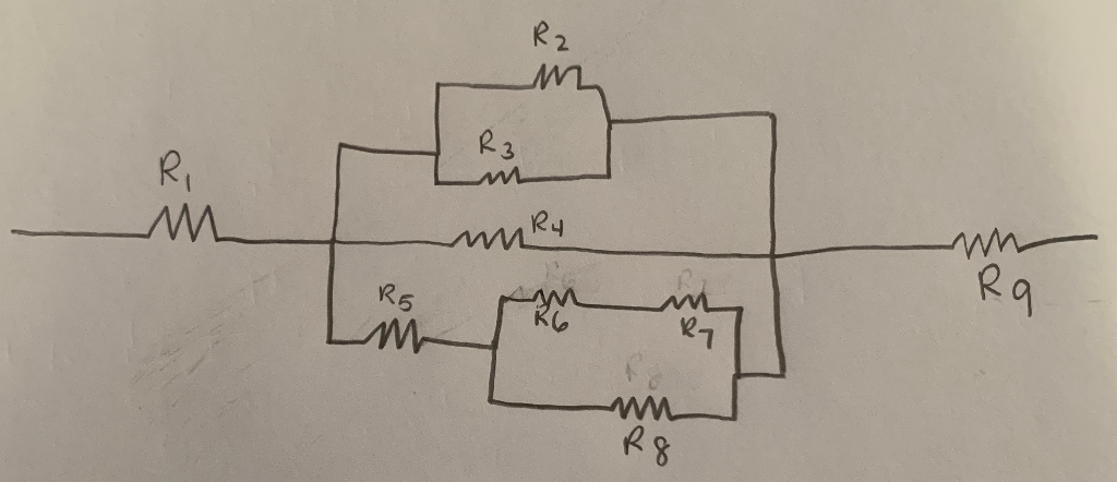 Solved Consider the network of resistors a) Find the systems | Chegg.com