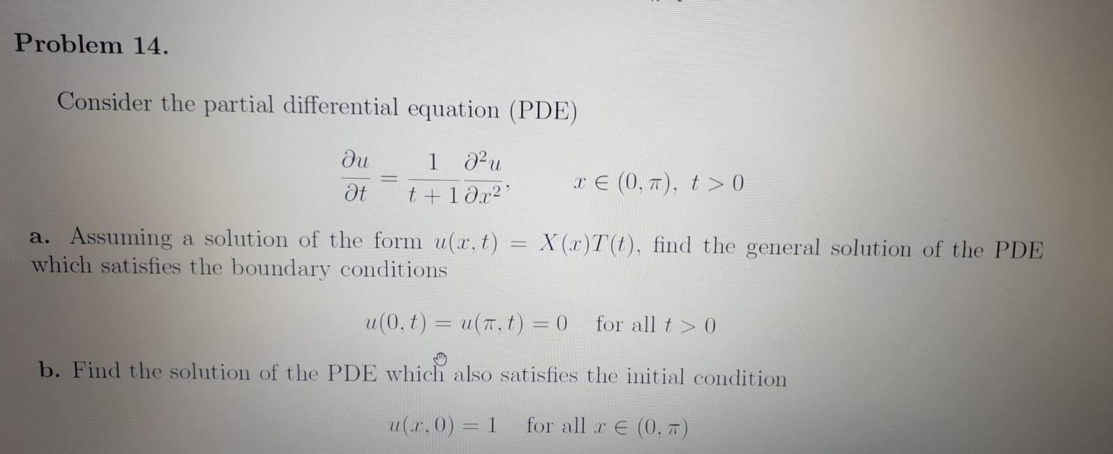 Solved Could you please solve this? Consider the partial | Chegg.com