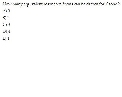 Solved How many equivalent resonance forms can be drawn for | Chegg.com