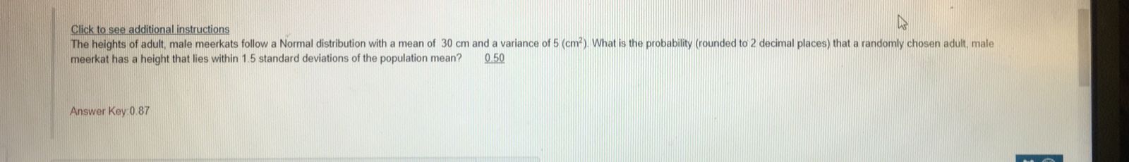Solved Click to see additional instructions The heights of | Chegg.com