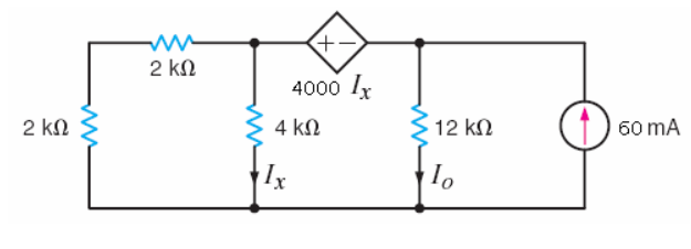 Solved Find Io In The Network In The Figure Using Nodal 4850
