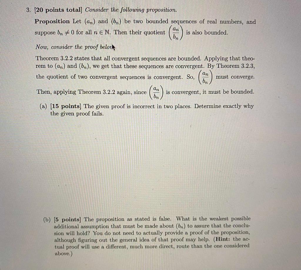 Solved 3.2.2: A convergent sequence of real numbers | Chegg.com