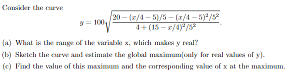 Solved Consider the curve | Chegg.com