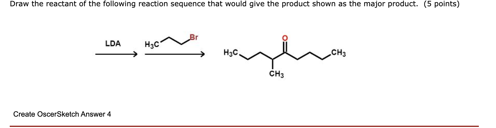 Solved Draw the reactant of the following reaction sequence | Chegg.com
