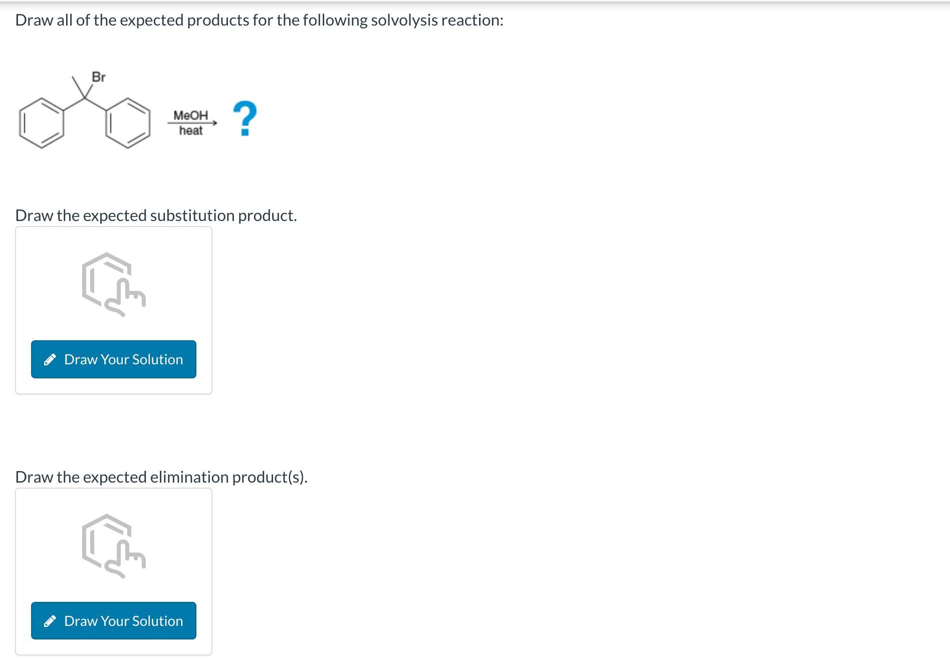 Solved Draw all of the expected products for the following | Chegg.com