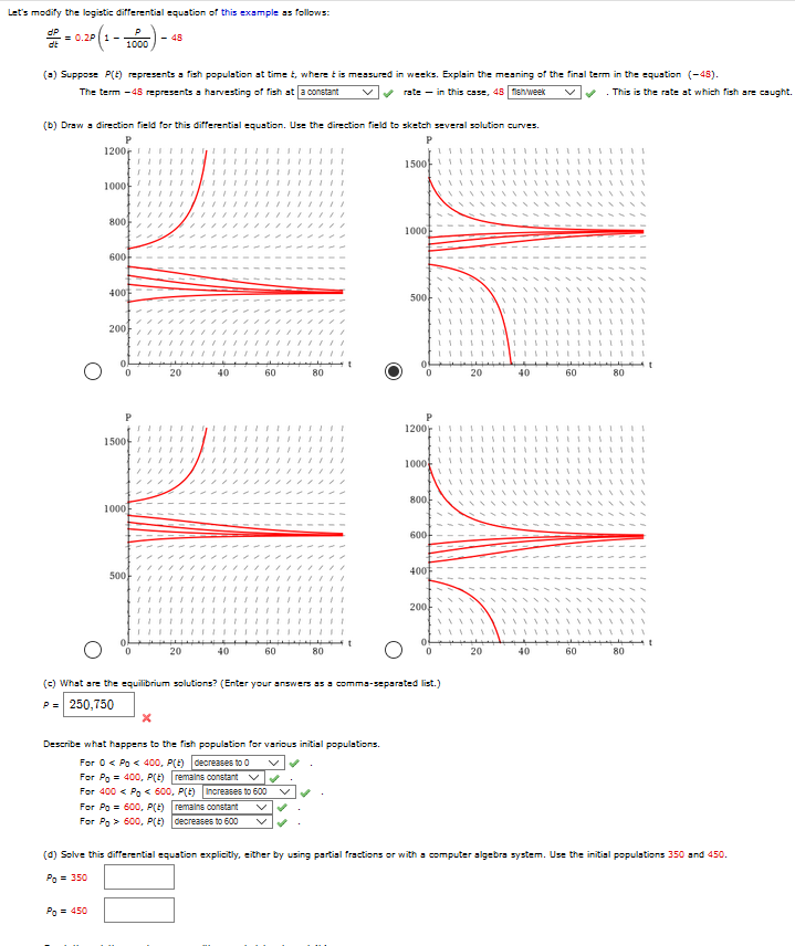 Solved Let's modify the logistic differential equation of | Chegg.com