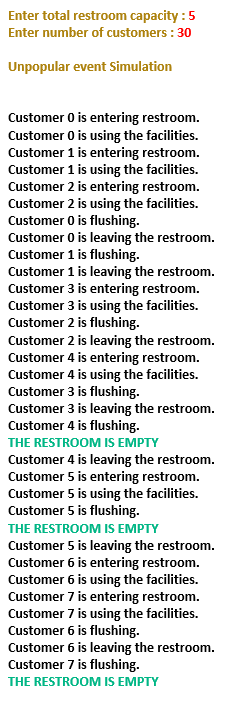 Solved |CSC 460 Program \#1 Concurrency, Threads, | Chegg.com