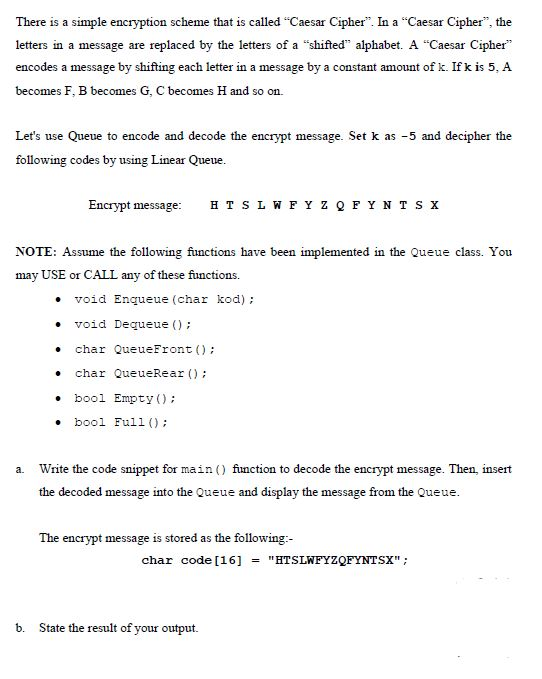 Solve the following question and in case of | Chegg.com