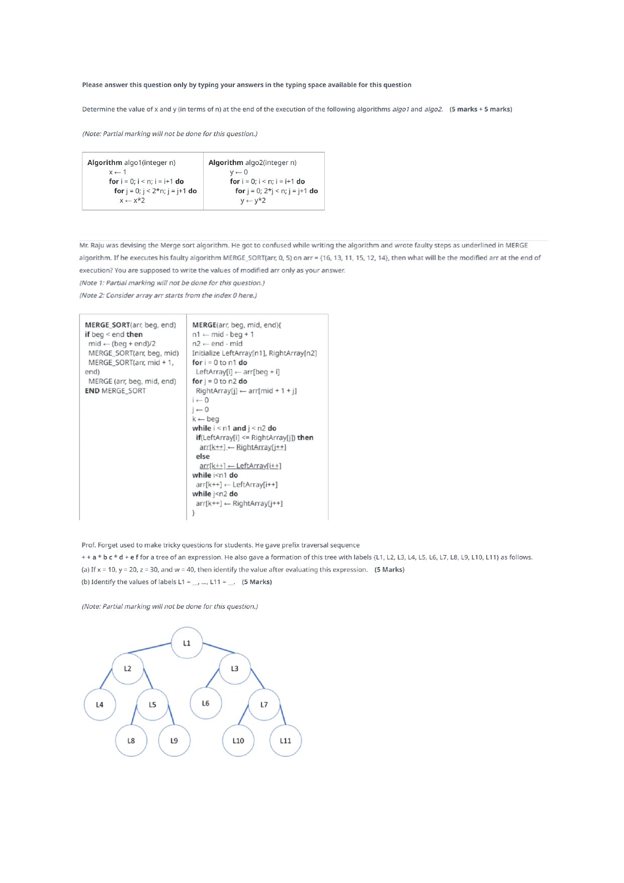 Solved Please answer this question only by typing your | Chegg.com