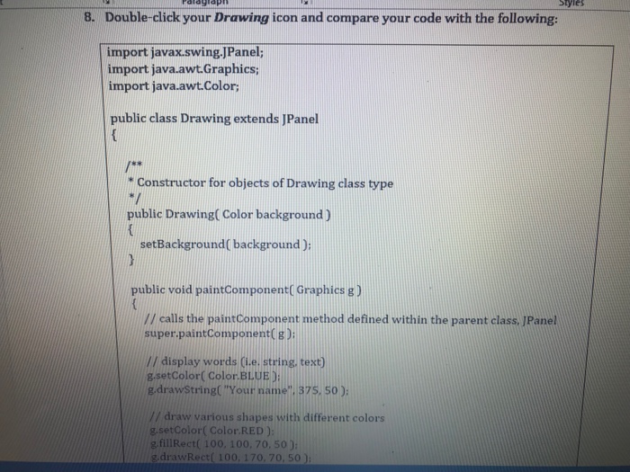 Solved Create a Business Card project 1. Using the BlueJ | Chegg.com