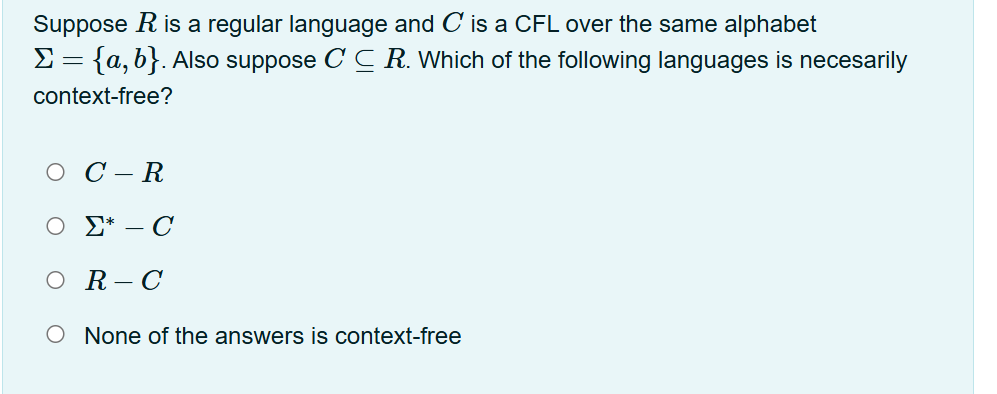 [Solved]: code class="asciimath">Suppose R is a r