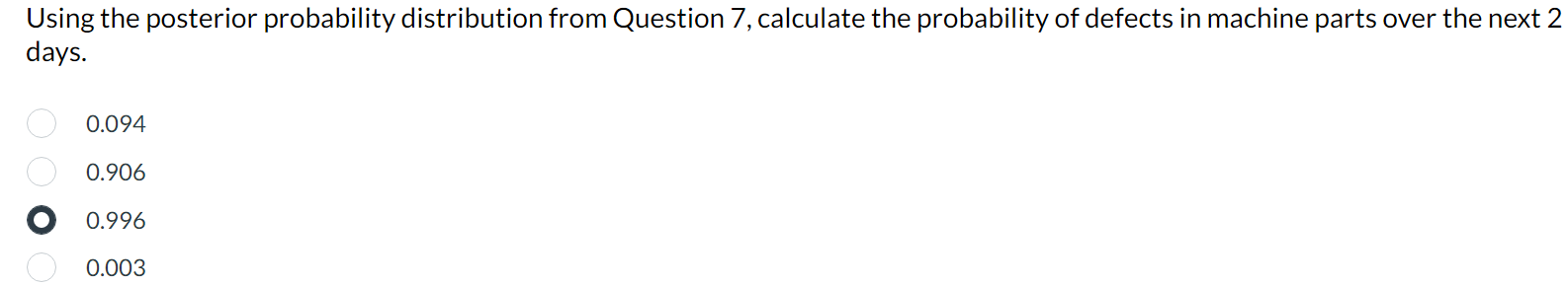 Solved Using the posterior probability distribution from | Chegg.com