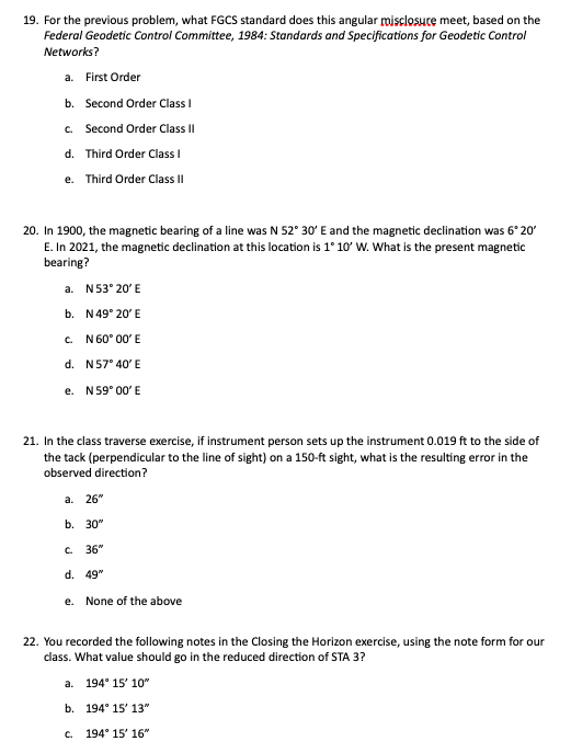 Solved 19. For the previous problem, what FGCS standard does | Chegg.com