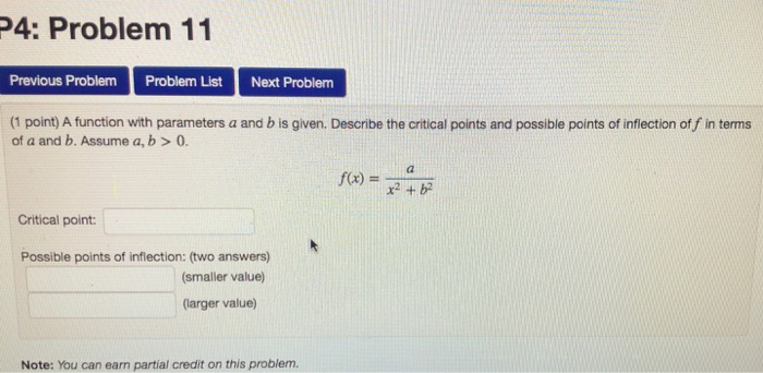 Solved P4: Problem 11 Previous Problem Problem List Next | Chegg.com