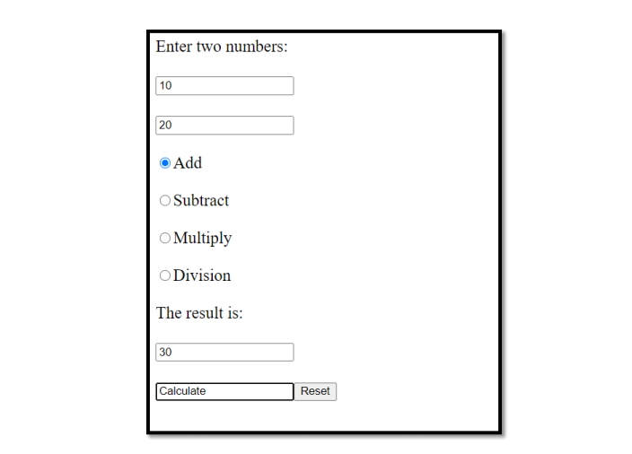 Solved Javascript Create A Website Which Contains A Form 2209