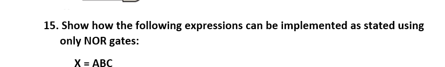 Solved 16. Show how the following expressions can be | Chegg.com