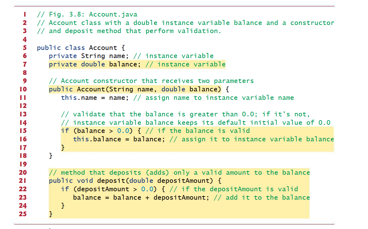 Solved 3.11. (Modified Account Class) Modify class Account | Chegg.com
