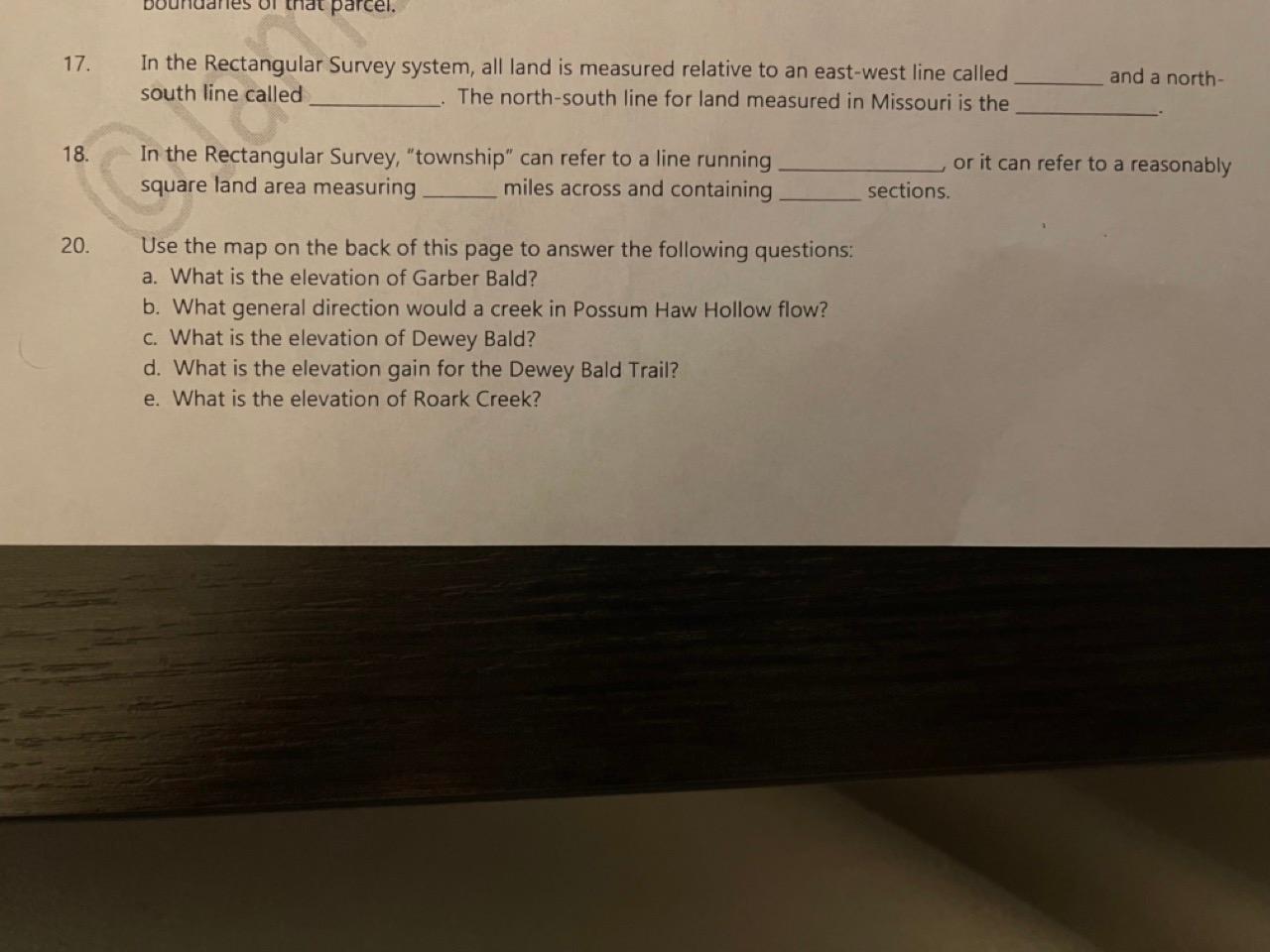 17. In the Rectangular Survey system, all land is | Chegg.com