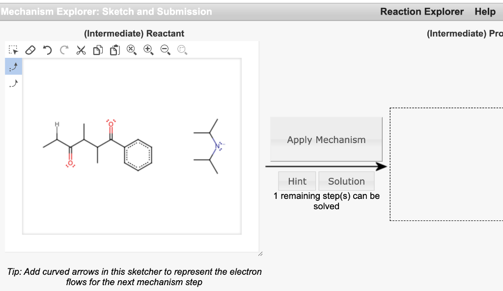 Solved Mechanism Explorer: Sketch and Submission | Chegg.com