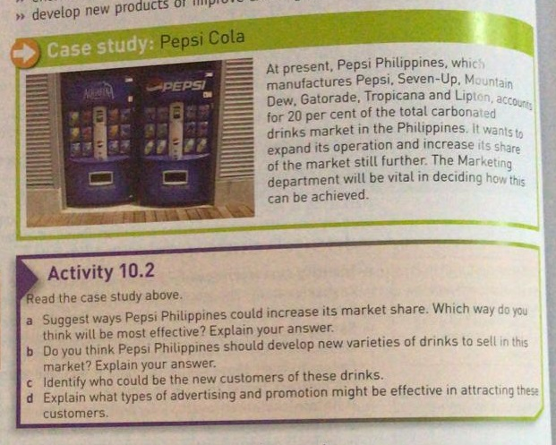 Solved Case study: Pepsi Cola Dew, Gatorade, Tropicana and | Chegg.com