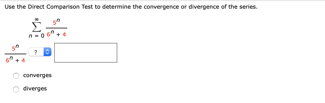 Solved Use the Comparison Test to determine whether the | Chegg.com