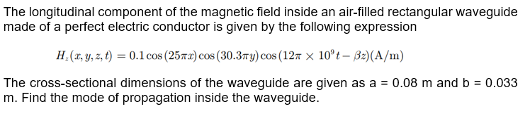 Solved The longitudinal component of the magnetic field | Chegg.com