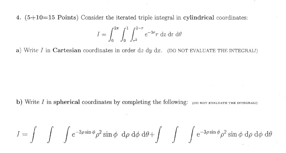 Solved 4. (5+10=15 Points) Consider the iterated triple | Chegg.com Solved 4. (5+10=15 Points) Consider the iterated triple | Chegg.com