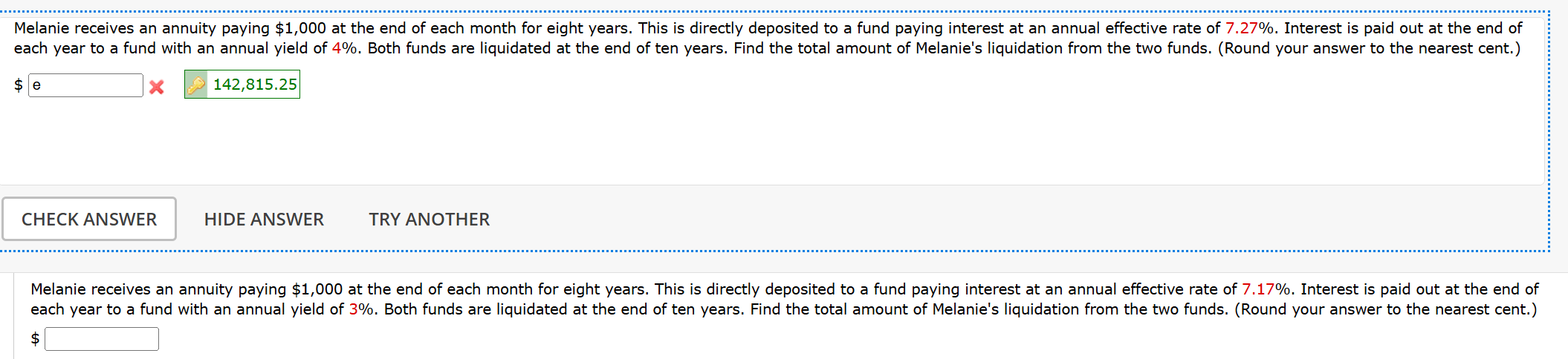 Solved Help me solve the bottom one, the top one was an | Chegg.com