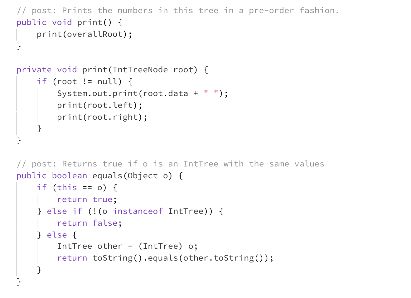 Solved evenLevels Write a method evenLevels that could be | Chegg.com