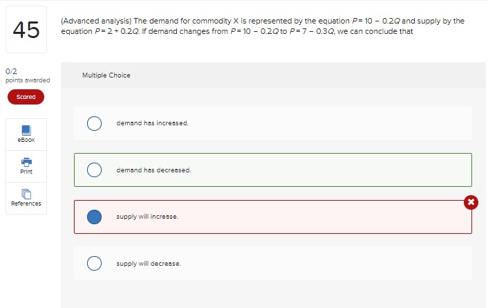 Solved (Advanced analysis) The demand for commodity X is | Chegg.com