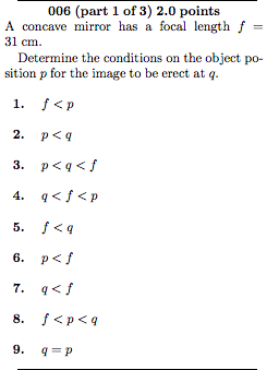 Determine the object position p for the image to be | Chegg.com
