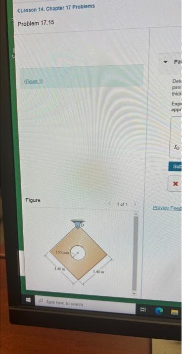 Solved 〈Lesson 14. Chapter 17 Problems Problem 17.15 (Higure | Chegg.com