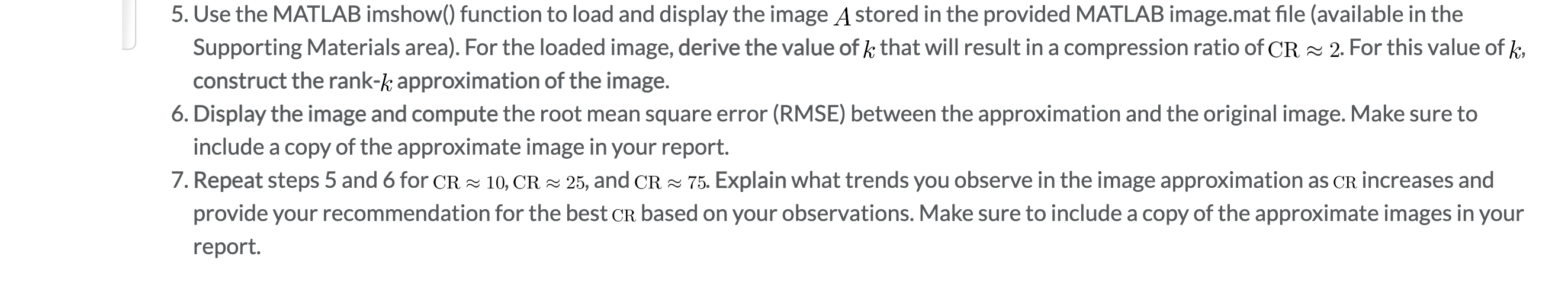 Solved HELP W/ Problems #6 AND #7 (MATLAB)I'll attach the | Chegg.com
