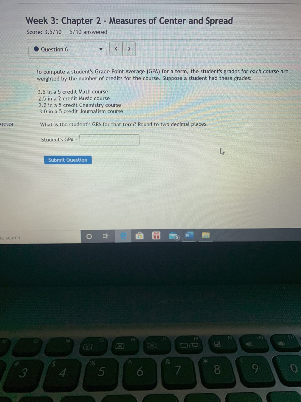Solved Week 3: Chapter 2 - Measures of Center and Spread | Chegg.com